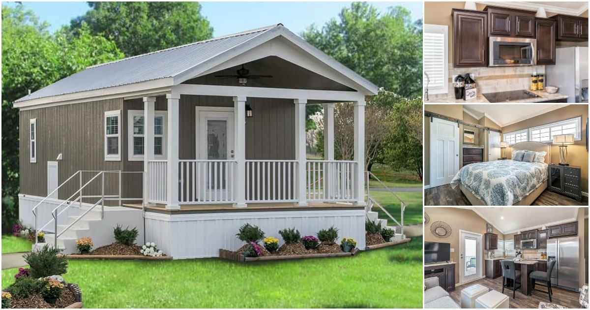 The Jade Tiny House Features A Gorgeous Color Scheme And Contemporary Décor Tiny Houses