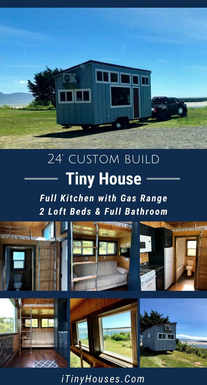 Coastal Oregon 24' Custom Build Tiny House on Wheels - Tiny Houses