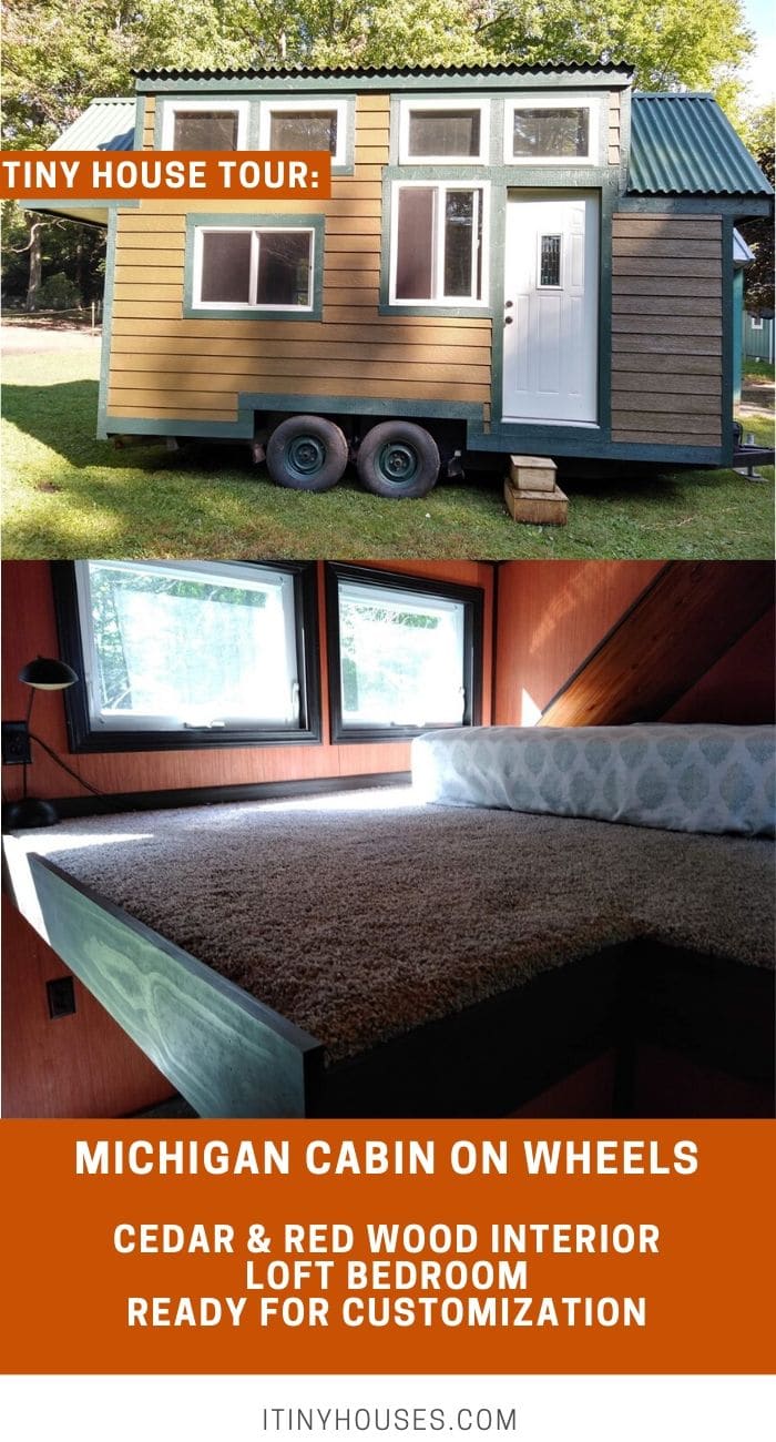 This Michigan Tiny Home Cabin Just Needs Your Finishing Touches - Tiny ...