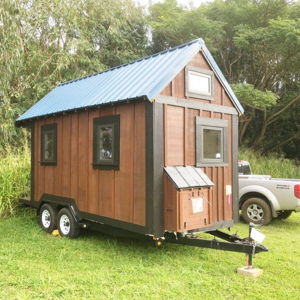 This 112 Sq Ft Tiny Cedar Cabin Makes Island Life a Dream - Tiny Houses