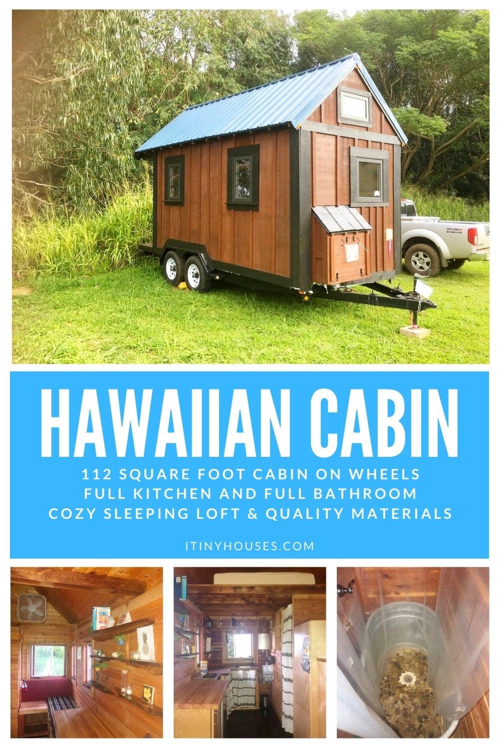 This 112 Sq Ft Tiny Cedar Cabin Makes Island Life a Dream - Tiny Houses