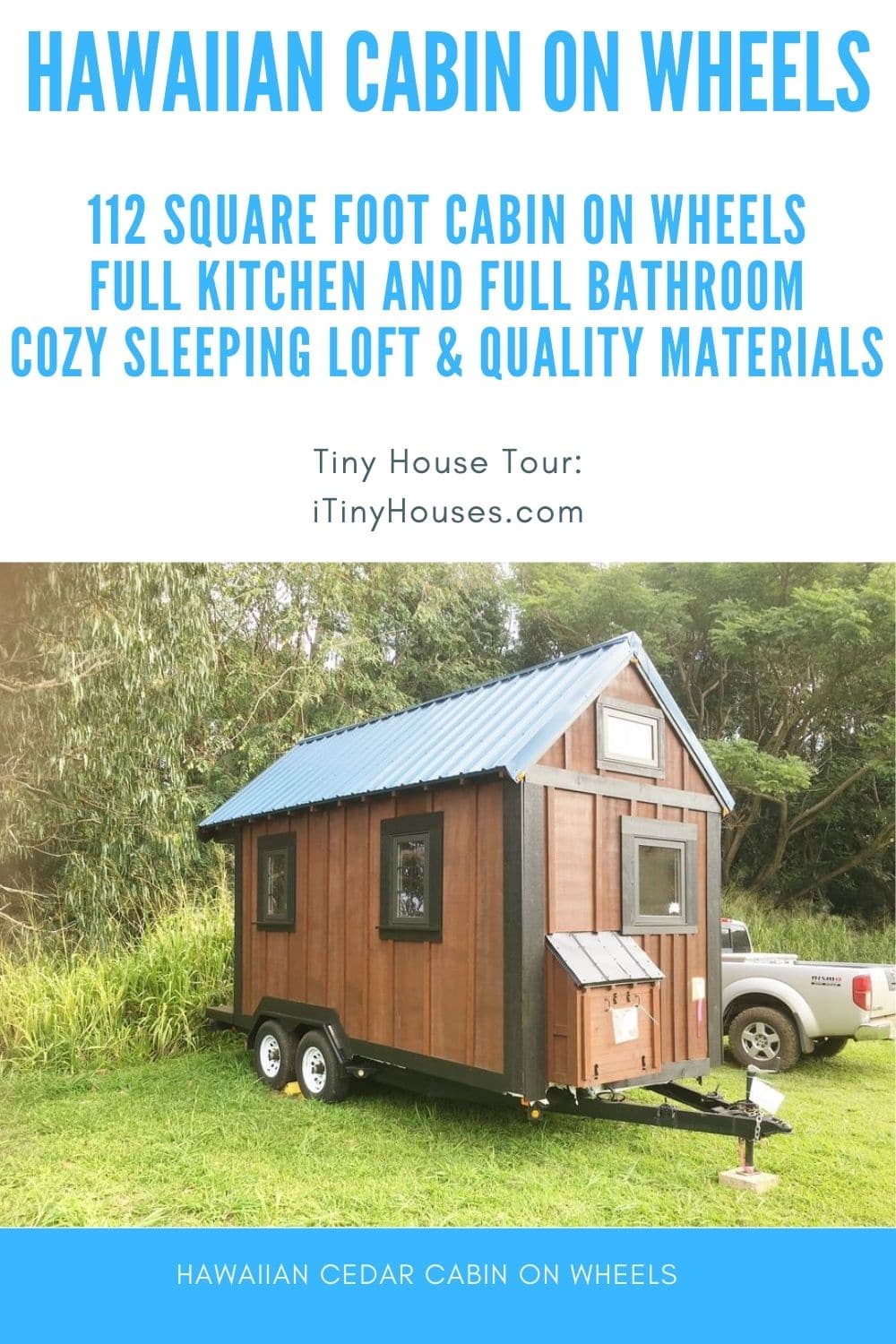 This 112 Sq Ft Tiny Cedar Cabin Makes Island Life a Dream - Tiny Houses