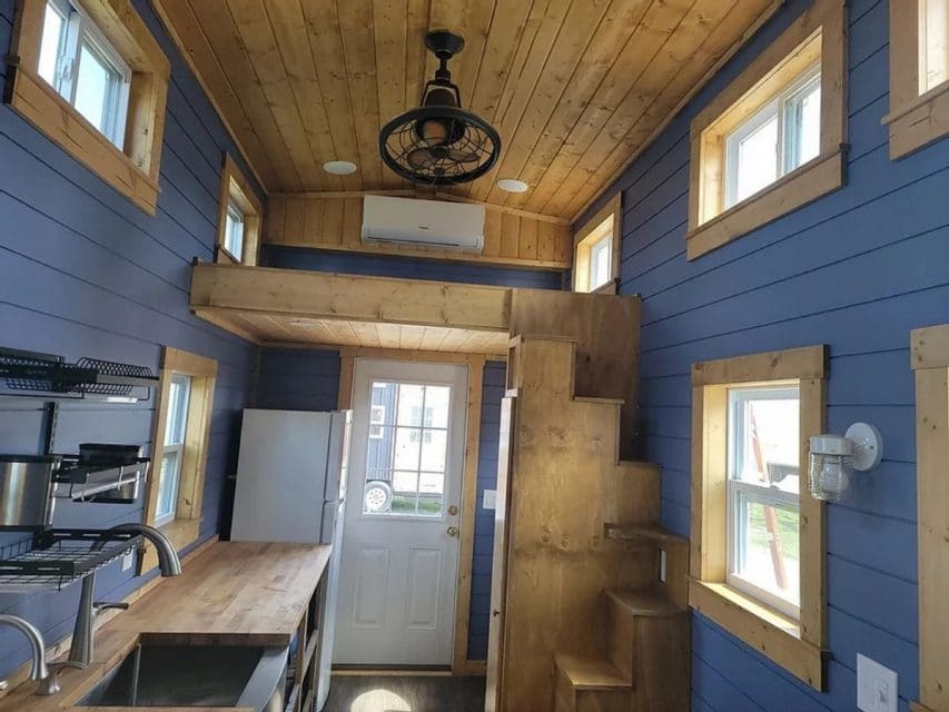Michigan Built "The Blue" is a Customizable Dream Modern Tiny Home