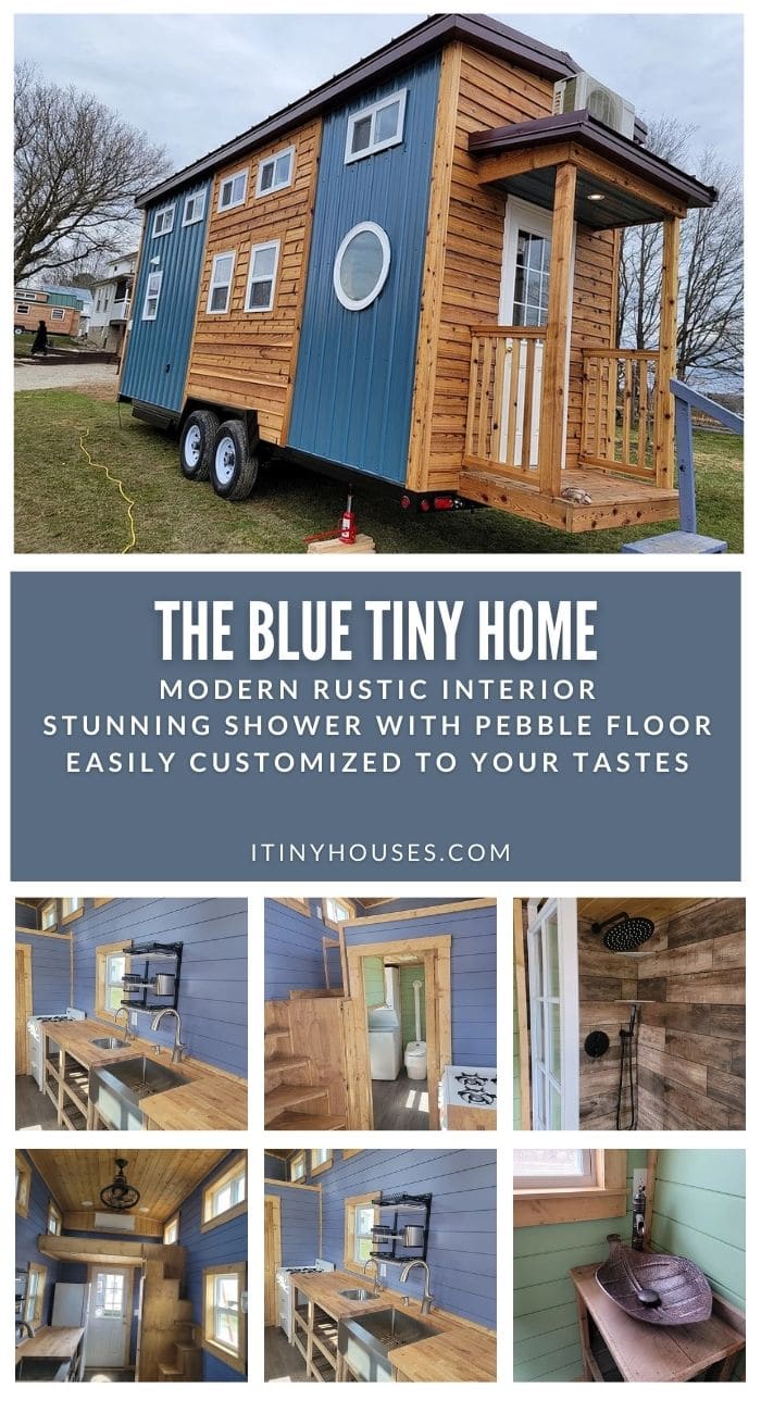 Michigan Built "The Blue" is a Customizable Dream Modern Tiny Home