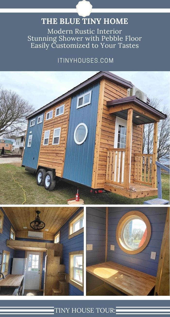 Michigan Built "The Blue" is a Customizable Dream Modern Tiny Home