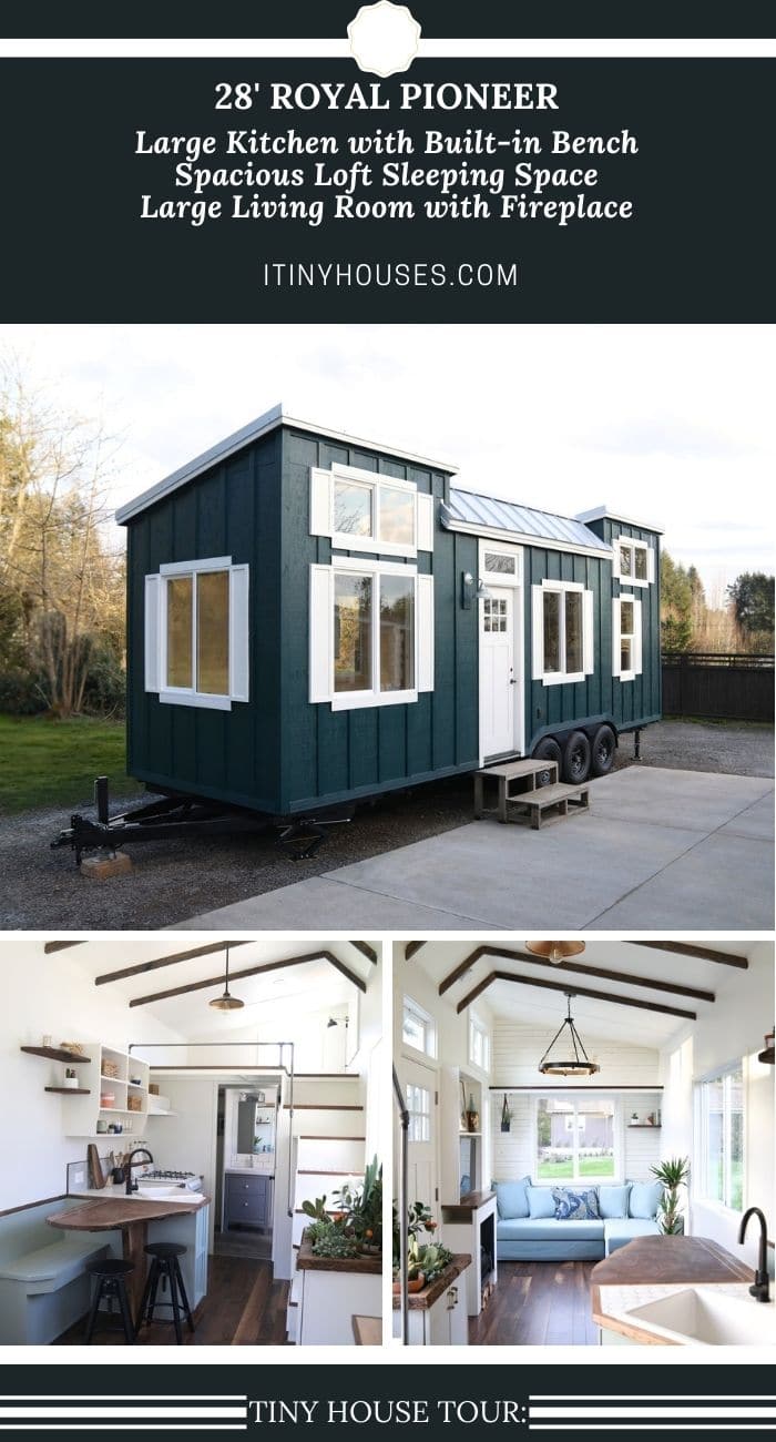 28' Royal Pioneer Tiny Home Makes Living Like Royalty Possible
