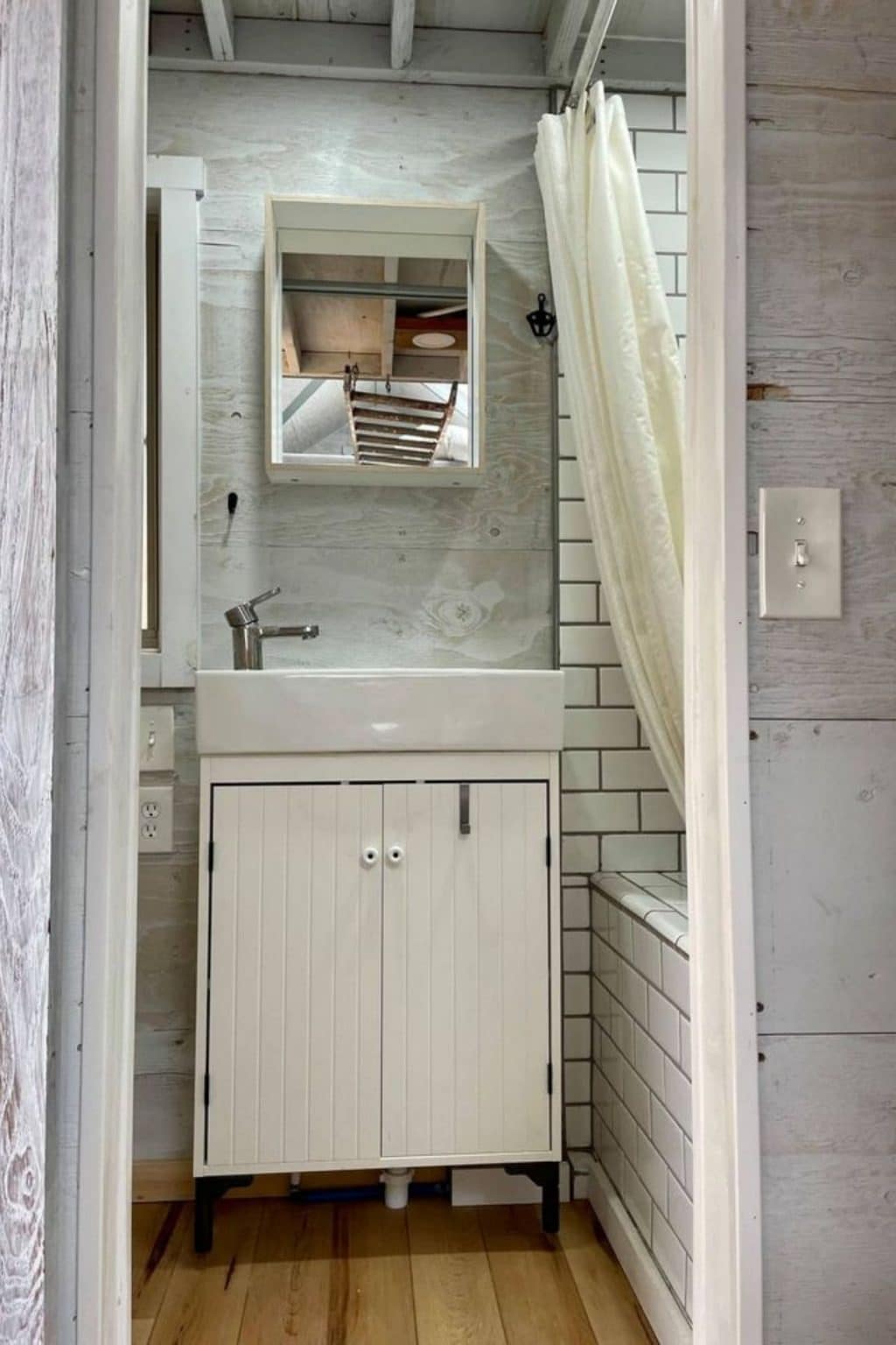 20' Electic Tiny Home with Two Lofts is Ideal for Small Families