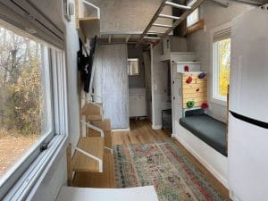 20' Electic Tiny Home with Two Lofts is Ideal for Small Families