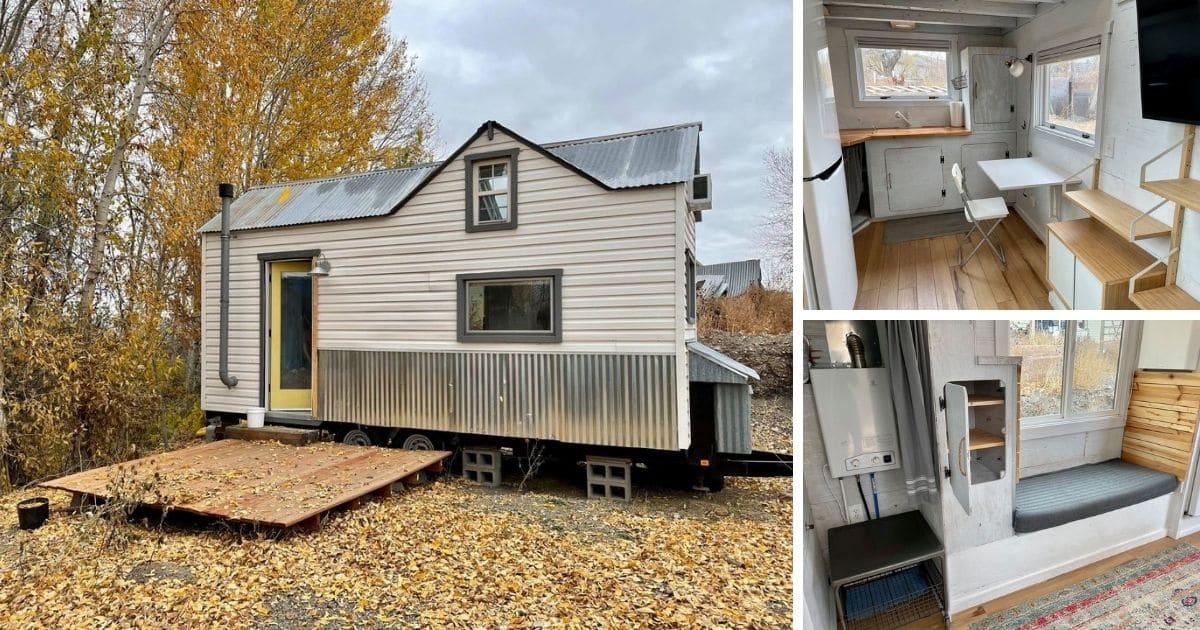 20' Electic Tiny Home with Two Lofts is Ideal for Small Families