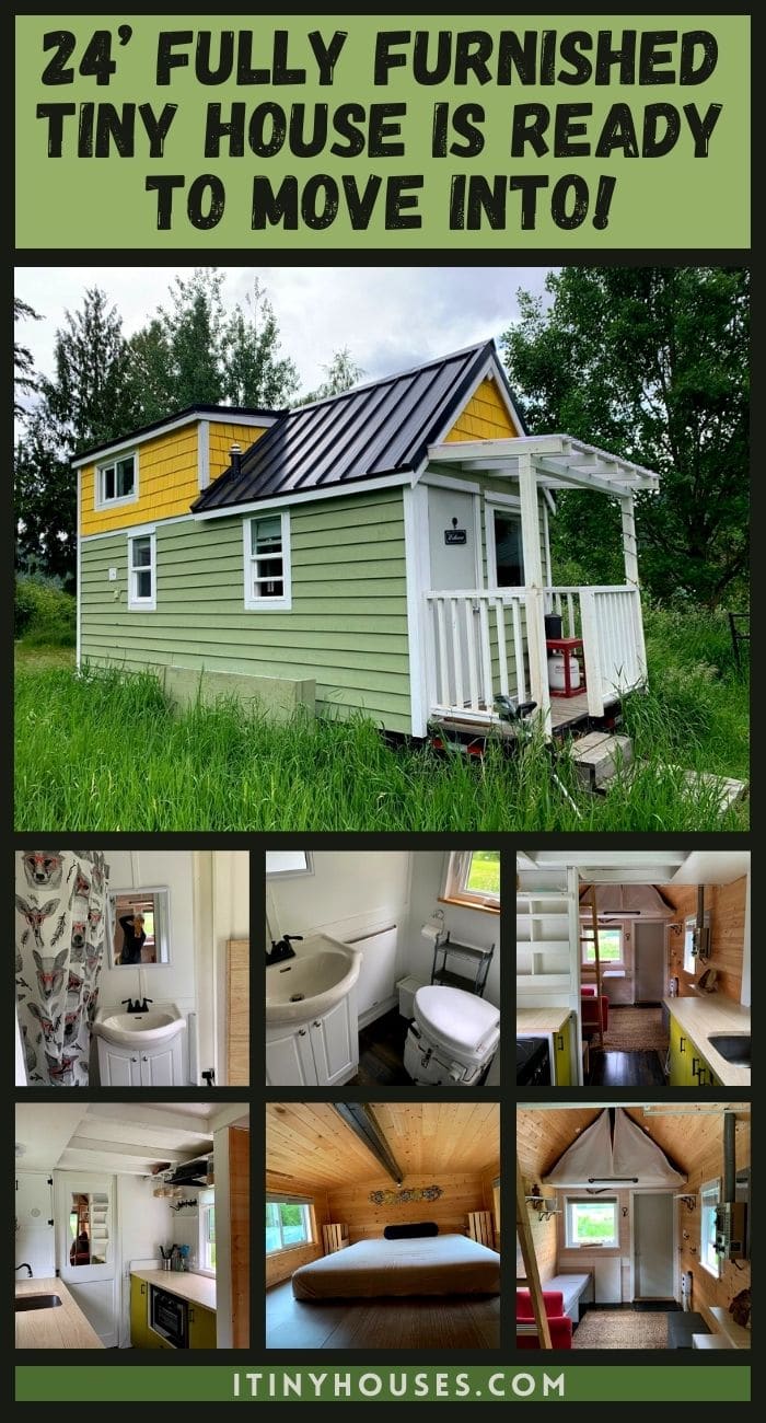 24’ Fully Furnished Tiny House is Ready to Move Into! - Tiny Houses