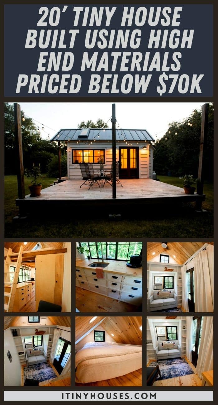20’ Tiny House Built Using High End Materials Priced Below $70k