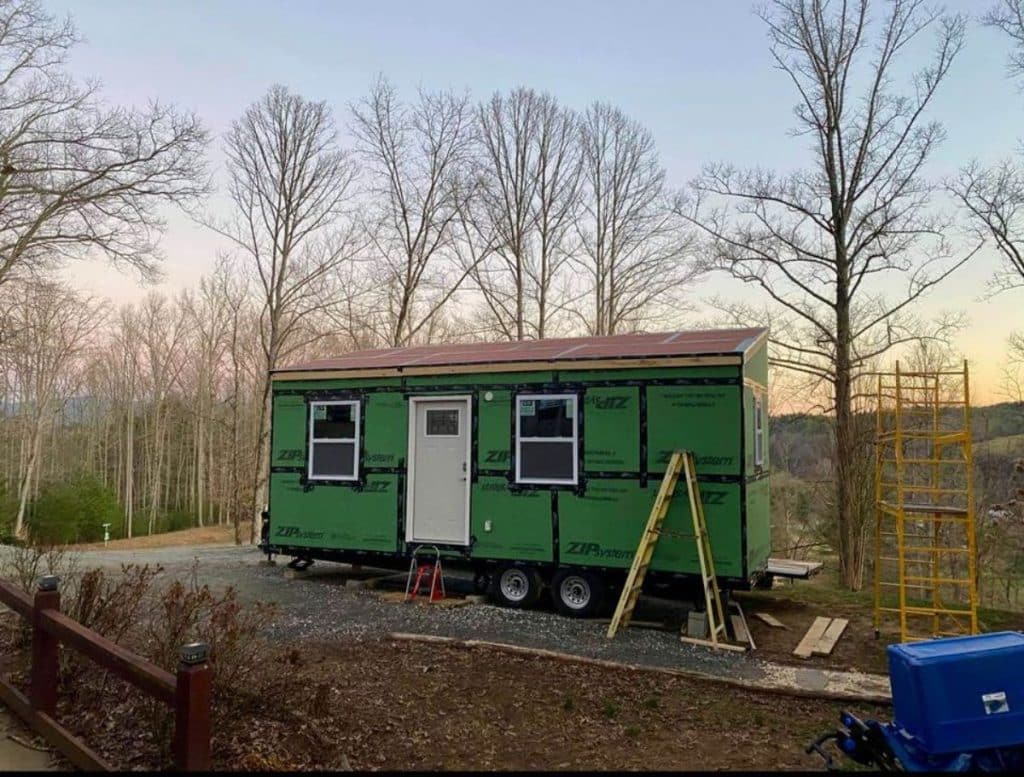 24’ Tiny Home Shell on Wheels Can Be Customized, Upgraded