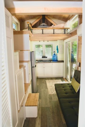 Two Bedroom High End Tiny Home Downsizes Square Footage Sans Lifestyle ...