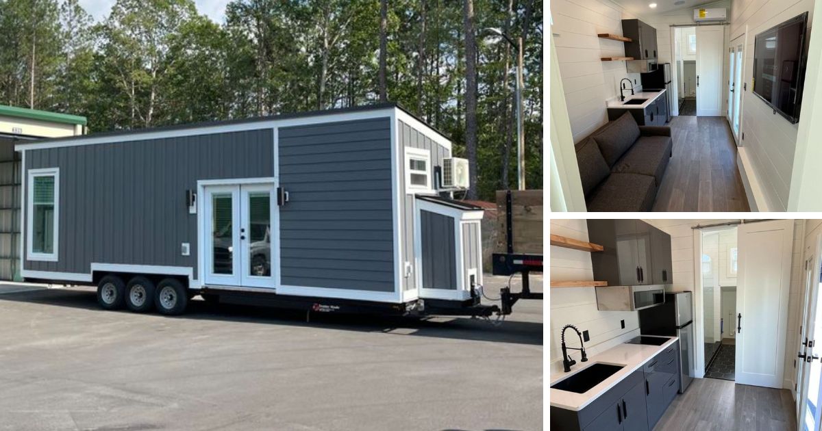 This Contemporary Tiny Home Looks Super Futuristic!
