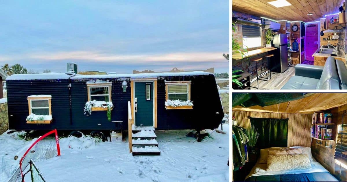 36' Tiny Home Apartment Can Be Your Off-Grid Companion