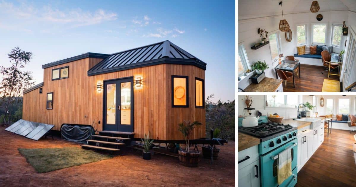 High End Tiny House Has 300 SQ FT Plus A Shed