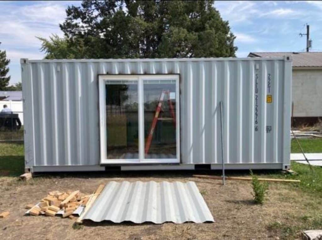 20' Small Container Home Is A Perfect Creative Cabin For One!