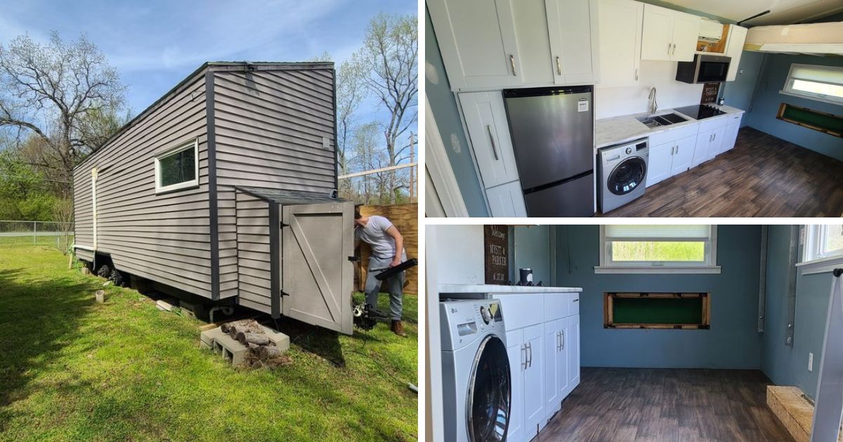 An Elevator Bed Makes this Little Rock Tiny Home a Steel at $30k