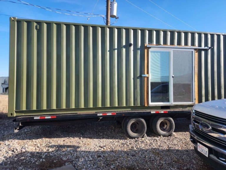Shipping Container Home Is 40 Feet of Off-the-grid Living!