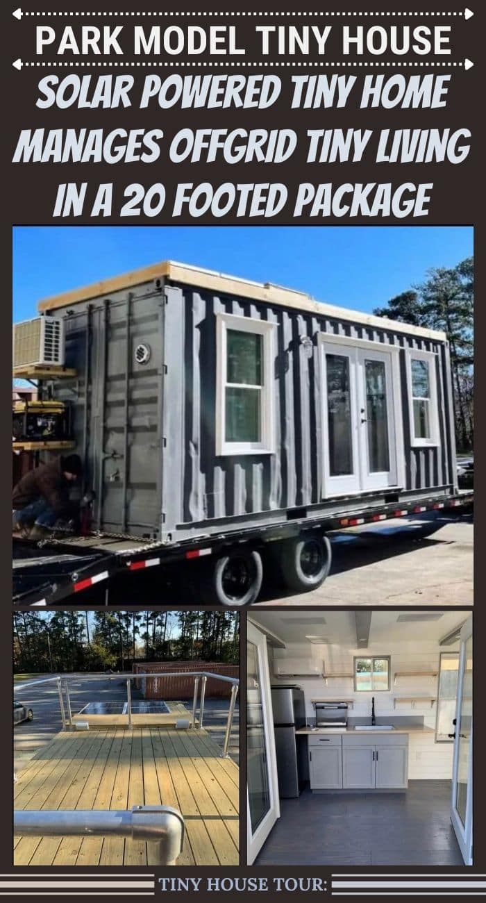 Solar Powered Tiny Home Manages Offgrid Tiny Living In Just 20