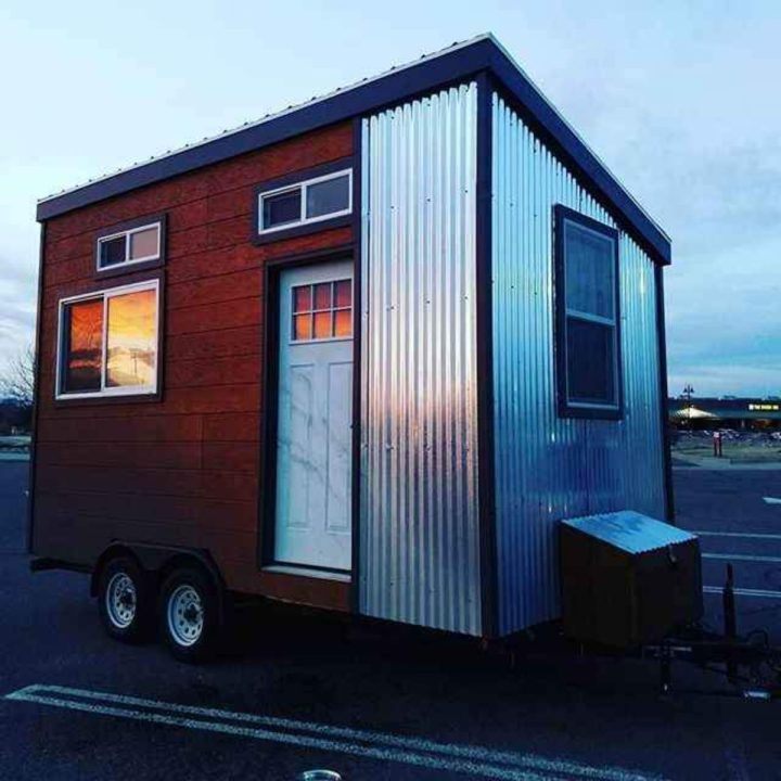 16' Tiny Shell Home Is The Perfect Offgrid AirBnb