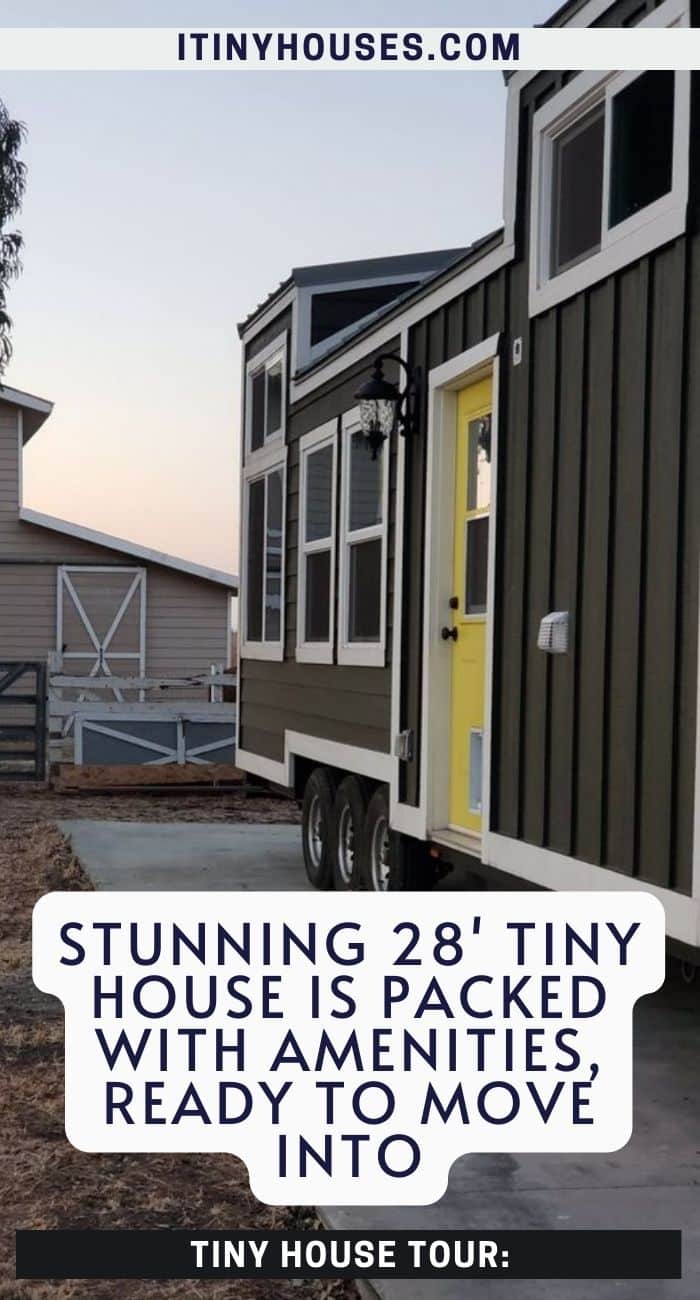Stunning 28' Tiny House Is Packed With Amenities, Ready To Move Into ...